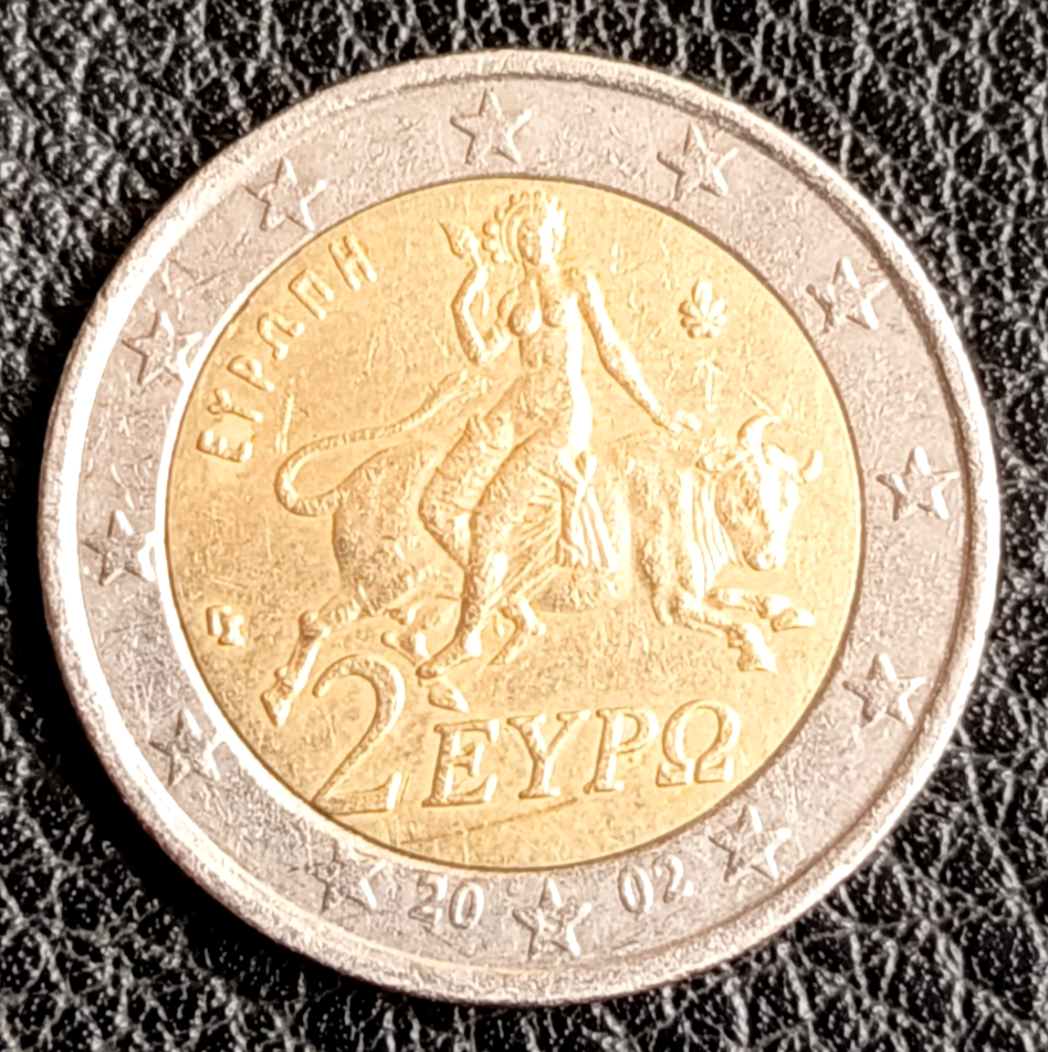 2 EURO COIN WITH *S* ULTRA RARE ERROR GREECE 2002 | eBay