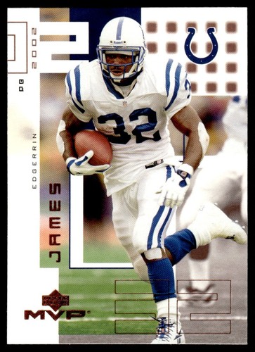 2002 Upper Deck MVP Edgerrin James Indianapolis Colts #102 | eBay