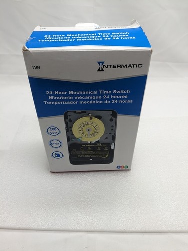 Intermatic T104 Electromechanical Timer 24 Hour Time Switch 78275000124 ...