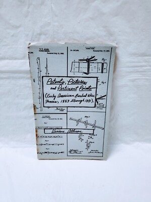 Early American Barbed Wire Fences 1853 - 1881 By Vernon Allison | eBay