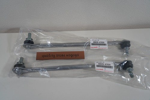 New TOYOTA GENUINE FRONT STABILIZER BAR LINK 2 SET OEM 48820-47020 From ...