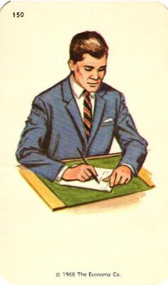 1968 Kindergarten Flash Card Organizing #150 Economy Co. Smash Book ...