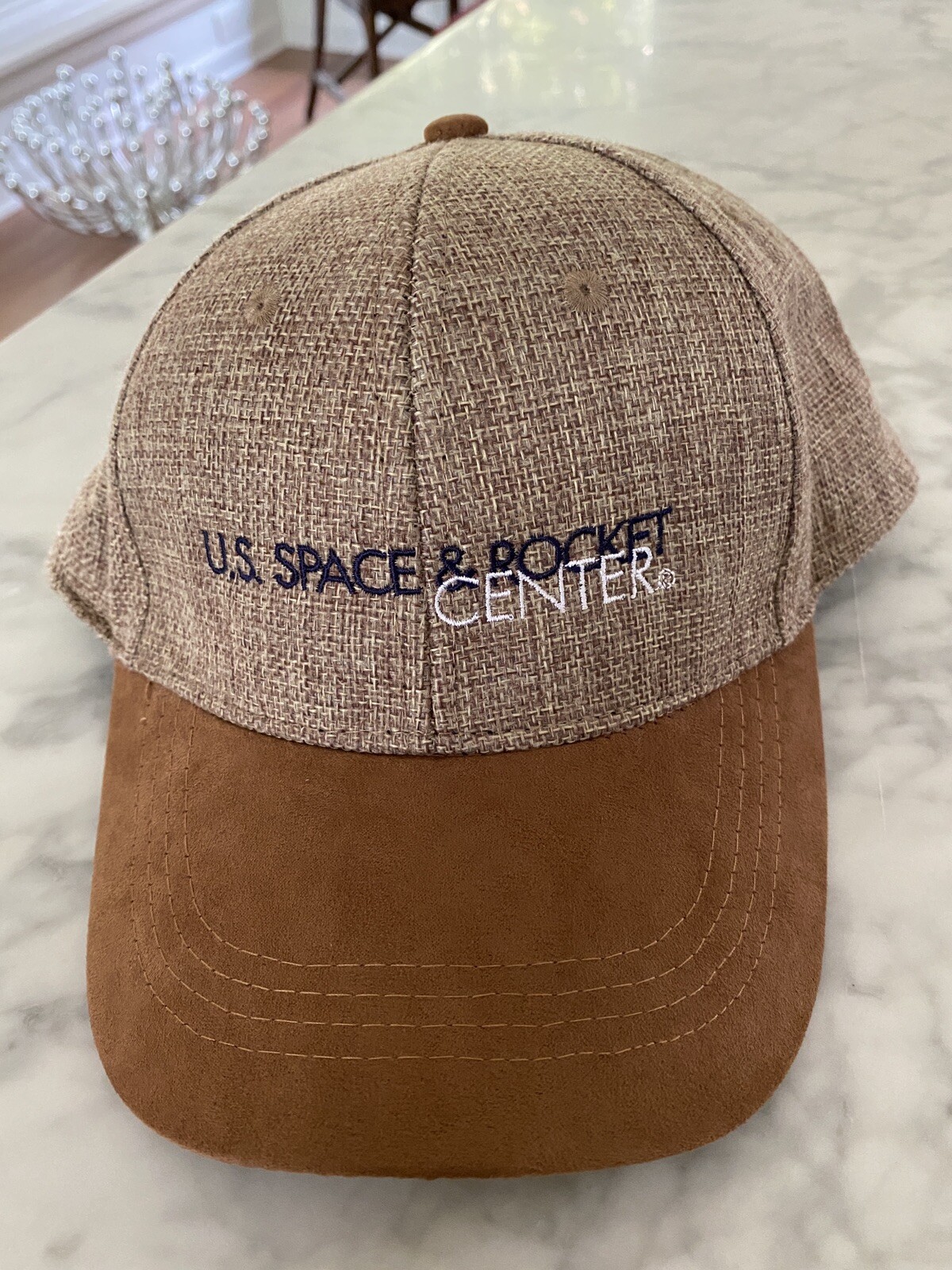 U.S. Space & Rocket Center Hat Cap Huntsville Alabama NASA Rare Suede ...