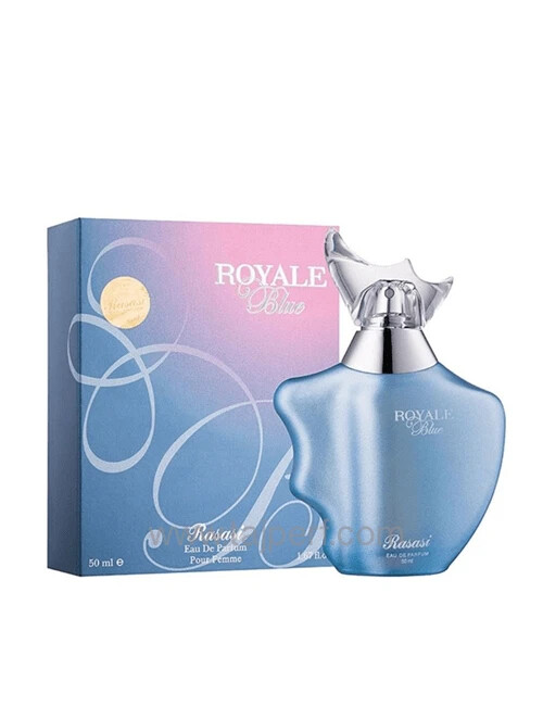 Rasasi Royal Blue Perfume For Women 50ML Cantaloupe, Apple, Peach and ...