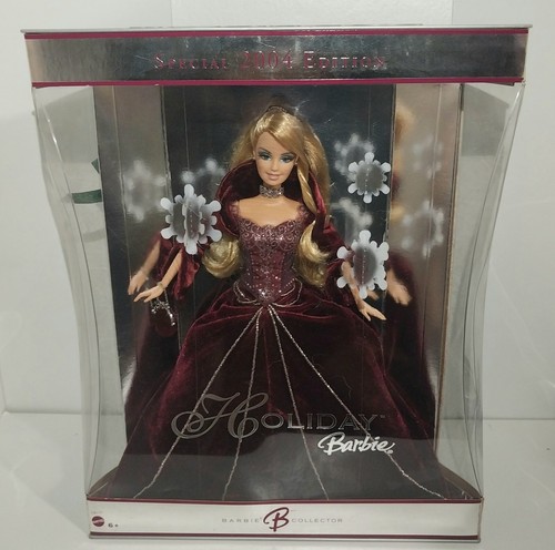 2004 Holiday Barbie Special Edition Burgundy Gown # G8177 | eBay