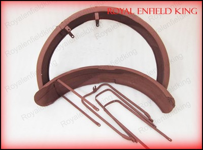 For Triumph 3HW 350cc Front and Rear Mudguards With Complete Stay Kit ...