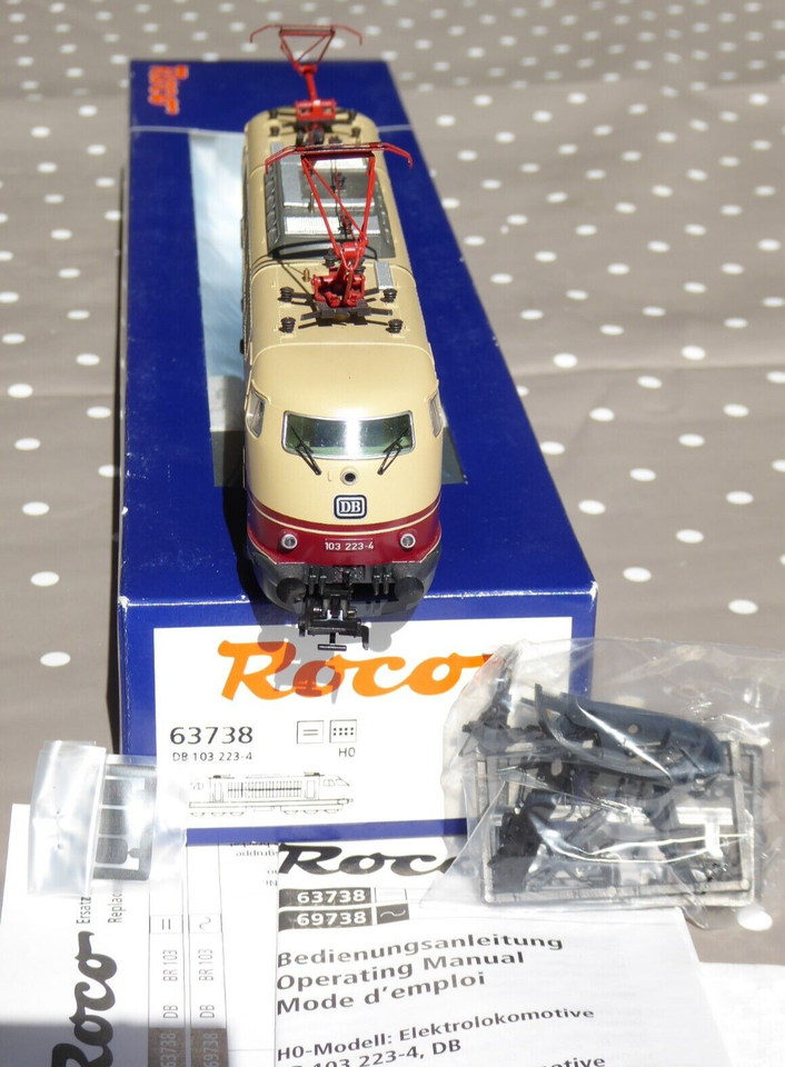 Roco 63738 H0 DCC-Digital E-Lok BR 103 223-4 DB Epoche 4/5 Funktion+ ...