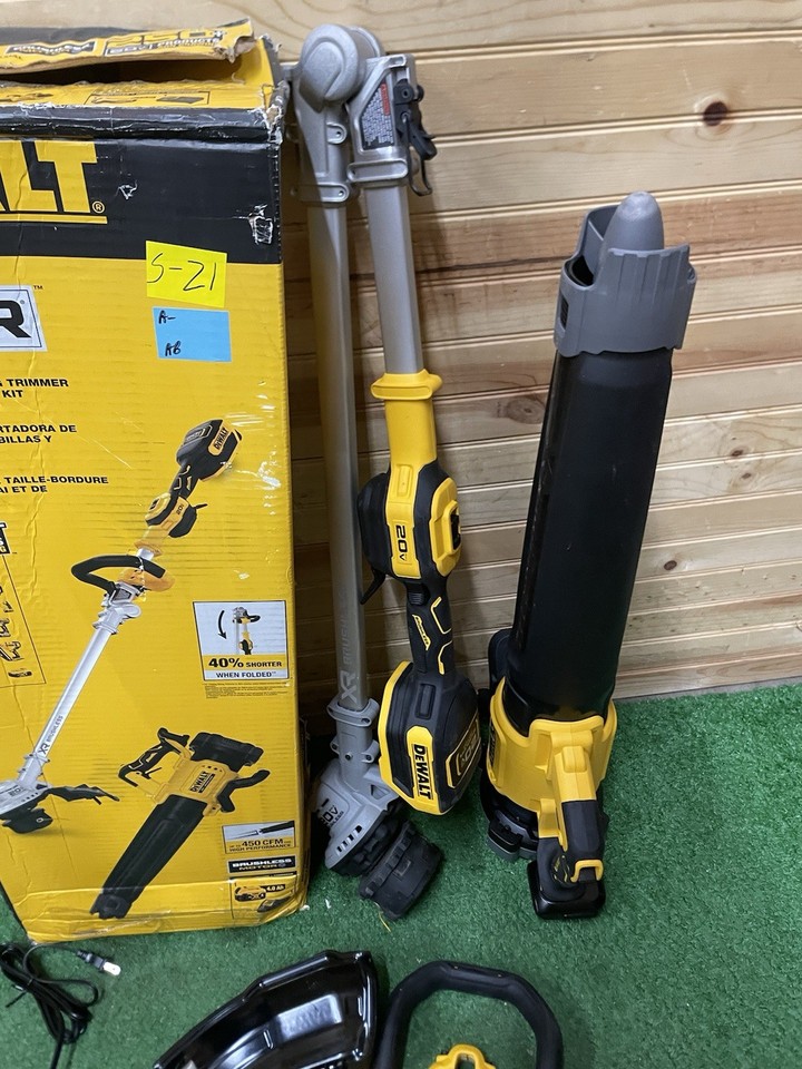 DEWALT 20V MAX XR 14" Brushless Cordles Folding String Trimmer and ...