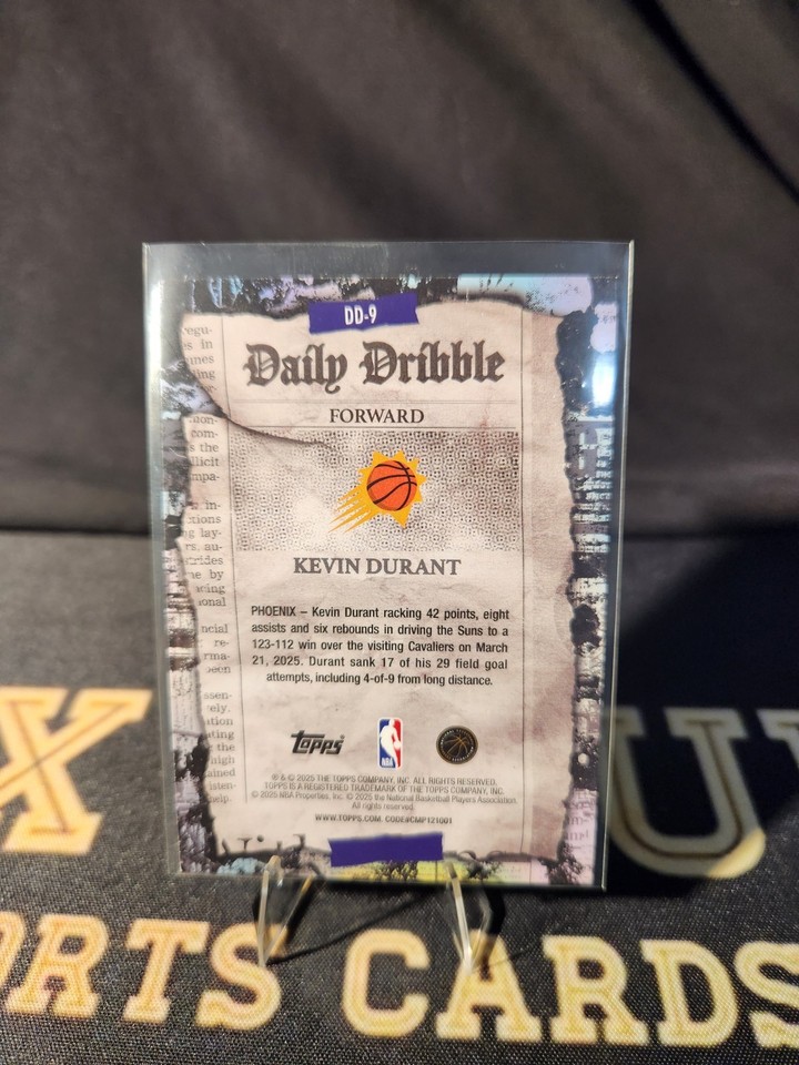 2025-26 Topps - The Daily Dribble Kevin Durant #DD-9 | eBay