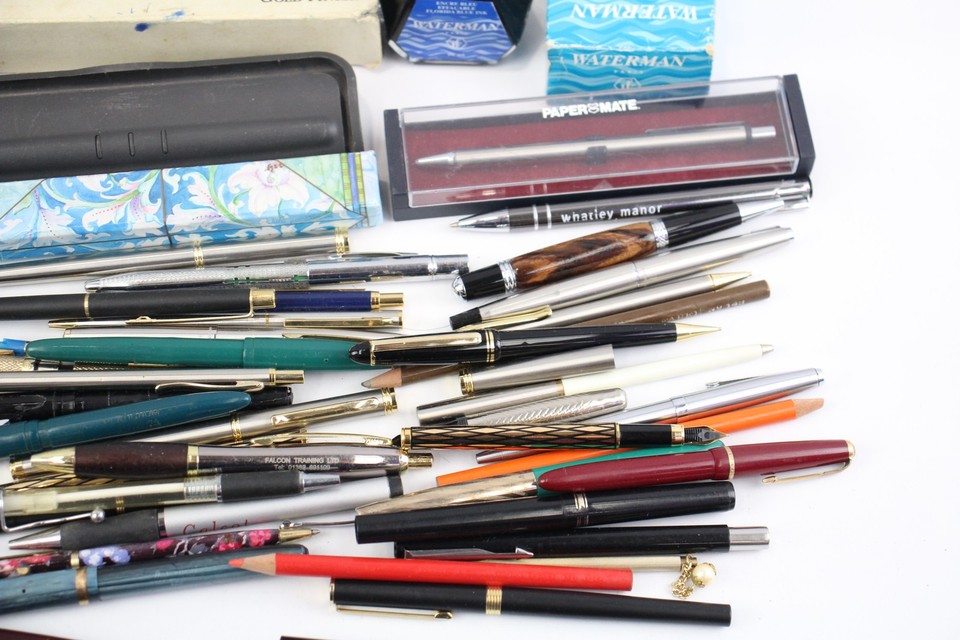 Writing Instruments Assorted Inc Fountain Pens Ballpoint Biro ...