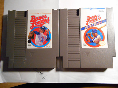 NES Bases Loaded 1988 & Bases Loaded 2nd Season 1990 Games TESTED Very ...