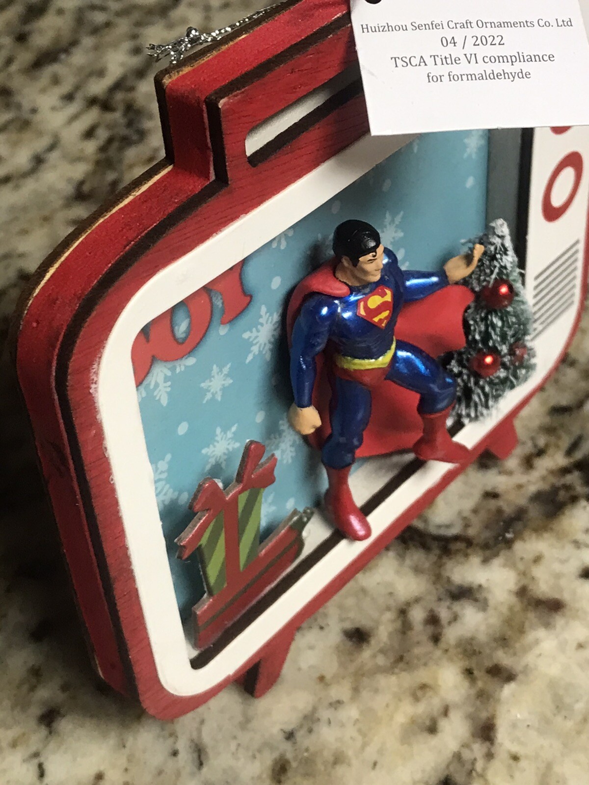 Superman Holiday Tree Ornament DC Comics ( No Hallmark ) | eBay