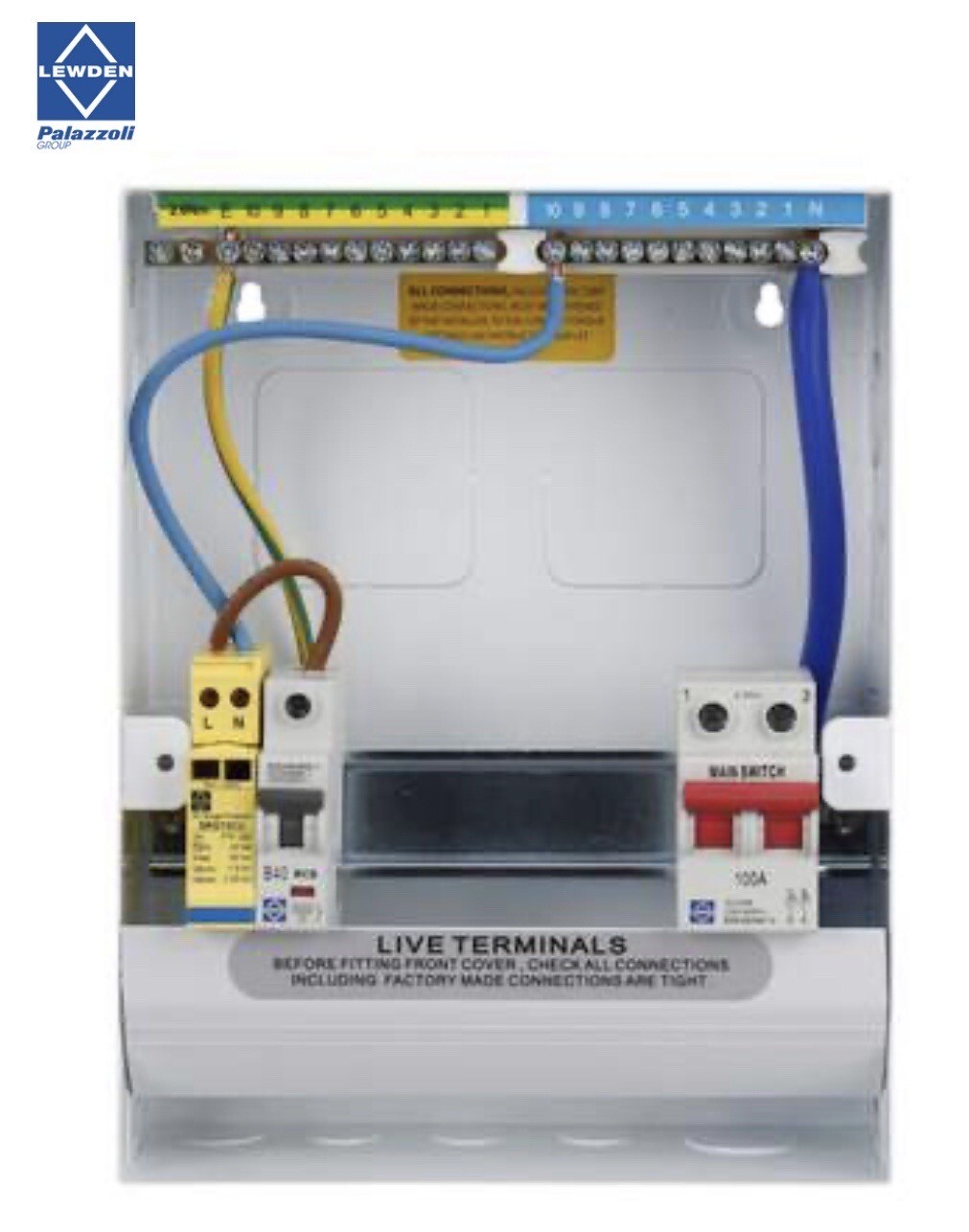 Lewden 9 way Consumer unit with SPD (5 useable Ways) | eBay UK