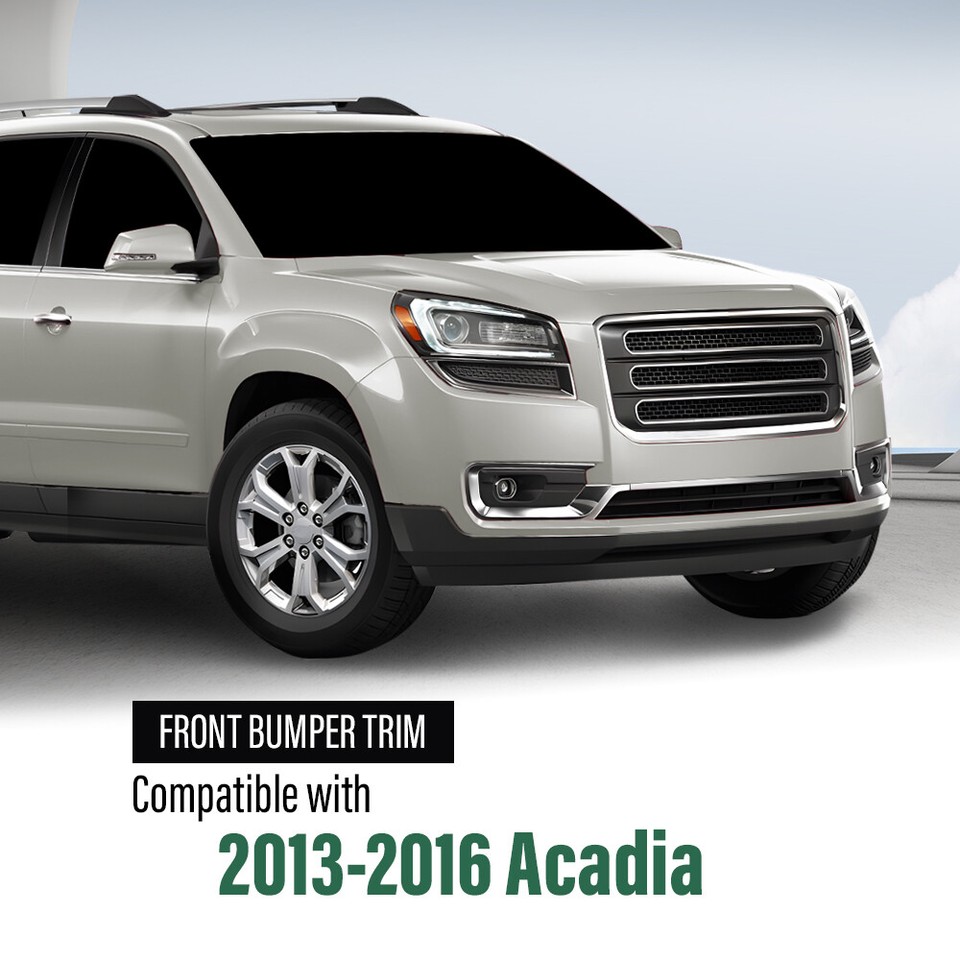 Fit For 2013-2016 GMC Acadia Front Bumper Lower Grille Trim Molding ...