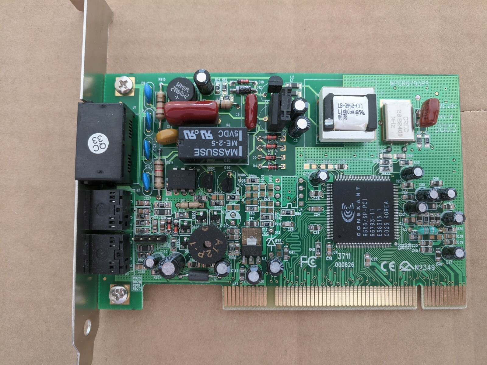 Pine Group FM-3711-1 V4.0 56K Modem / Rockwell 6793 Chipset | eBay