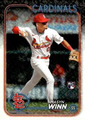 Masyn Winn RC 2024 Topps All Star Game Foil Stamp #480 ROOKIE MLB Card ...
