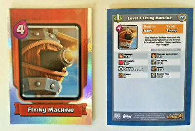 Clash Royale FLYING MACHINE card FOIL #72 - Ships from USA | eBay