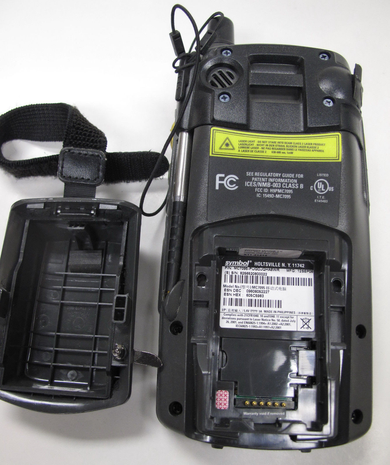 Motorola Symbol Barcode Scanner MC70 MC7095 -PUGDJQHA8WR 1D PDA ...