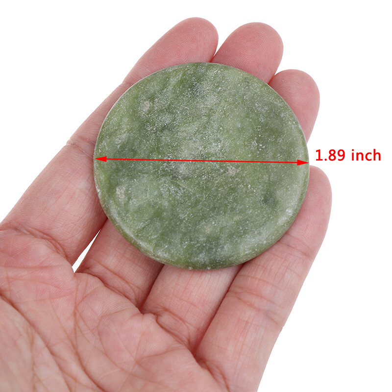 1Pcs Round Jade Stone Eyelash Extension Glue Adhesive Stand Pallet ...