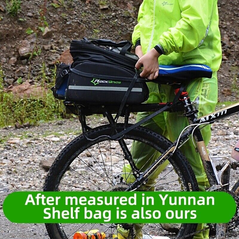 ROCKBROS Bike Rear Cargo Rack Quick Release Luggage Carrier Seat ...