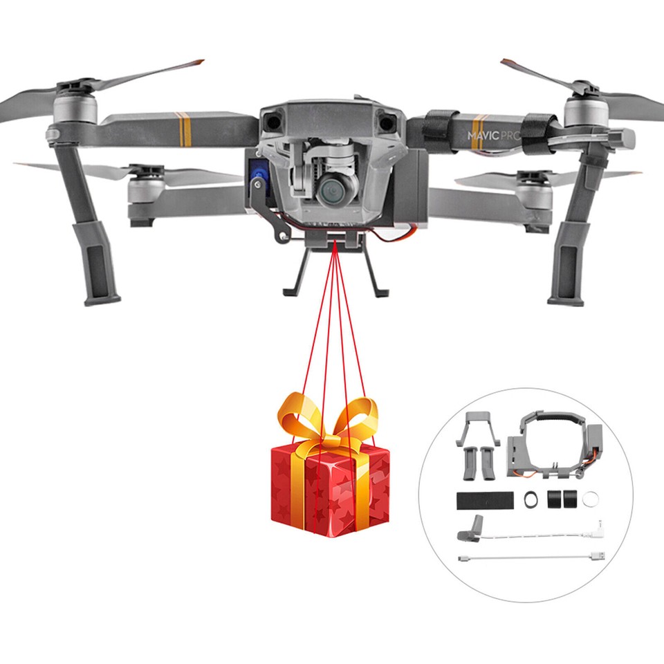 Air-Dropping Thrower Dispenser Drop Delivery Device Set For DJI Mavic ...