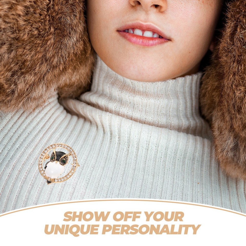 Vintage Style Brooch Pin Fashionable Clothing Jewelry Lapel Women ...