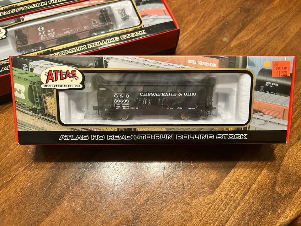 **5 ITEM LOT** NEVER USED BEFORE NEW Atlas Ready To Run Rolling Stock ...