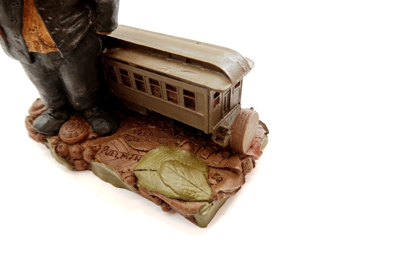 Tom Clark Gnome PULLMAN Train Conductor dated 1986 No 30 Figurine ...