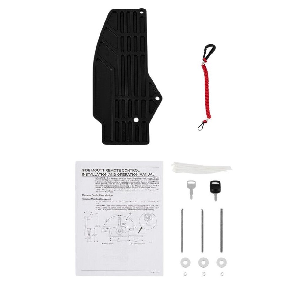 NEW Quicksilver Mercury Remote Control 8Pins 881170A15 with 15FT ...