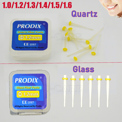 PRODIX Dental Quartz Glass Fiber Post Teeth Restorative Straight Endo ...