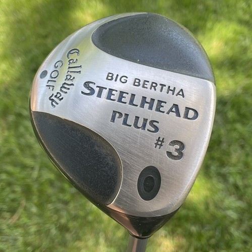 Callaway Big Bertha Steelhead Plus 3 Wood RH Graphite Firm Flex w/ Head ...