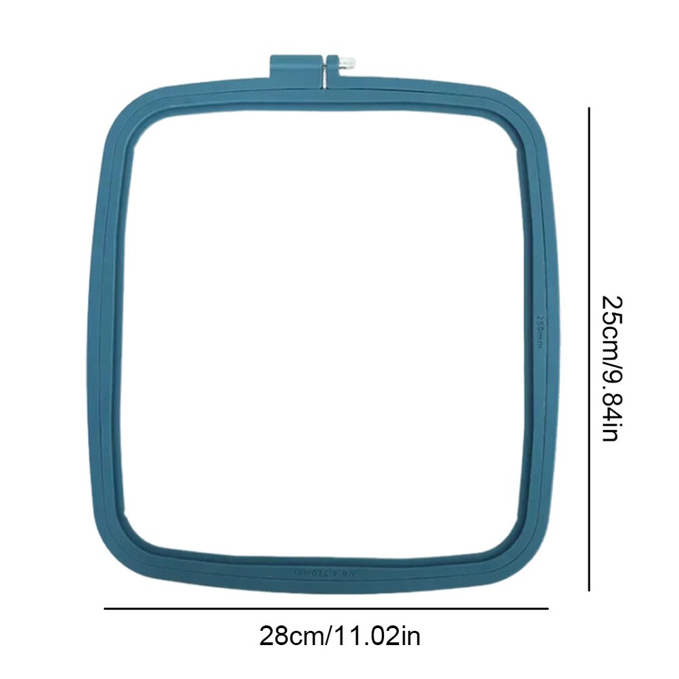 Square Embroidery Hoop Plastic Colorful for Cross Stitch DIY Embroidery ...