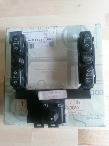 Mercedes Benz W210 E-Klasse elektr. Fensterheber Schalter A2108214551 ...