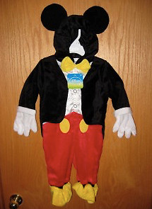 NWT Disney Baby MICKEY MOUSE Tuxedo Tux Infant Boys Halloween Costume 9 ...
