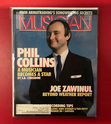 Musician Monthly Magazine - June 1985 #80 w/ Phil Collins Cover ...