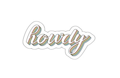 Howdy Sticker Decal | eBay