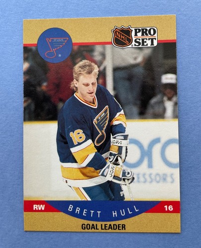 1990 Pro Set Hockey Brett Hull #395 St. Louis Blues | eBay