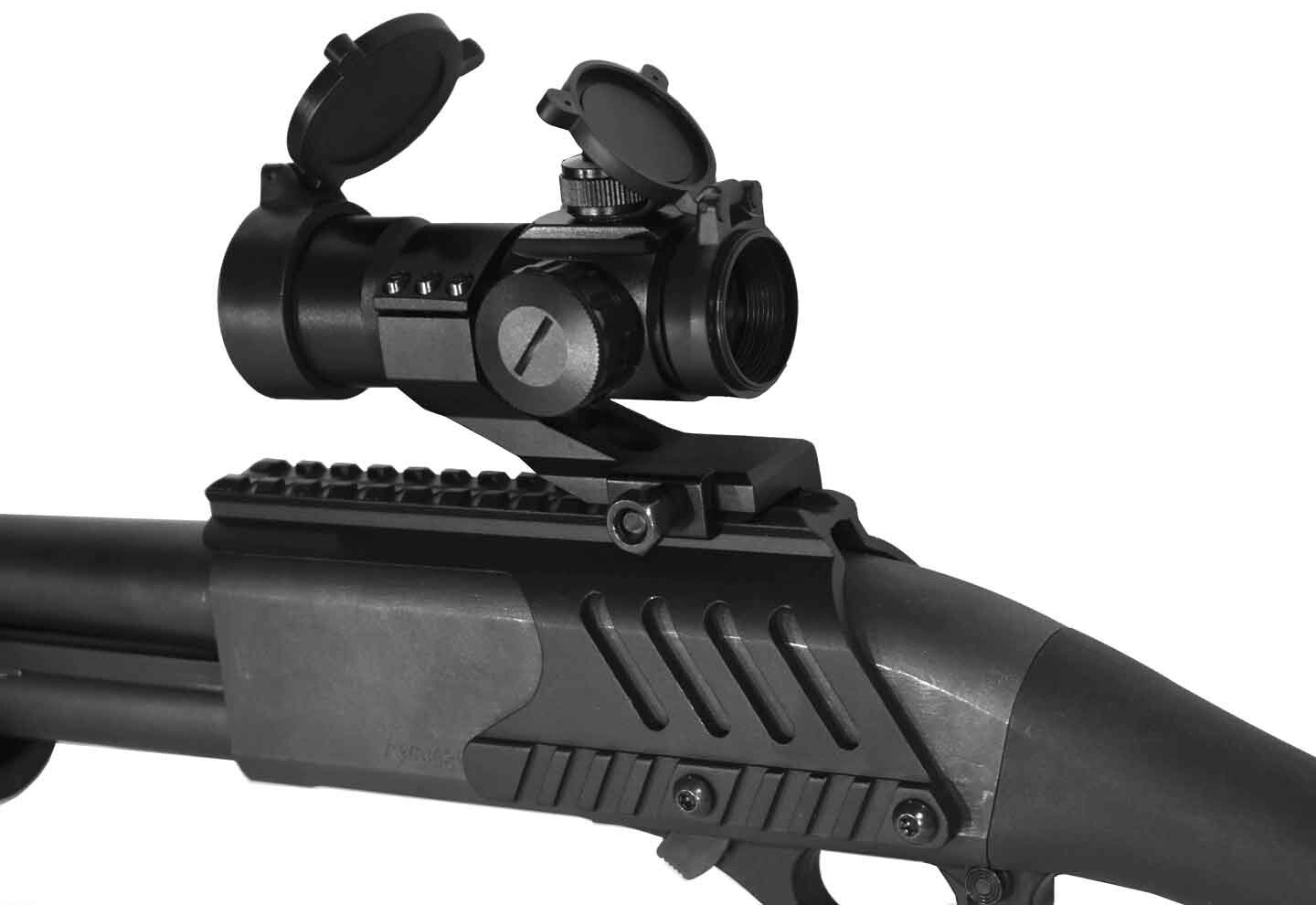 Remington Shotgun Saddle Scope Mount Rail 12 gauge 870 hunting tactical ...