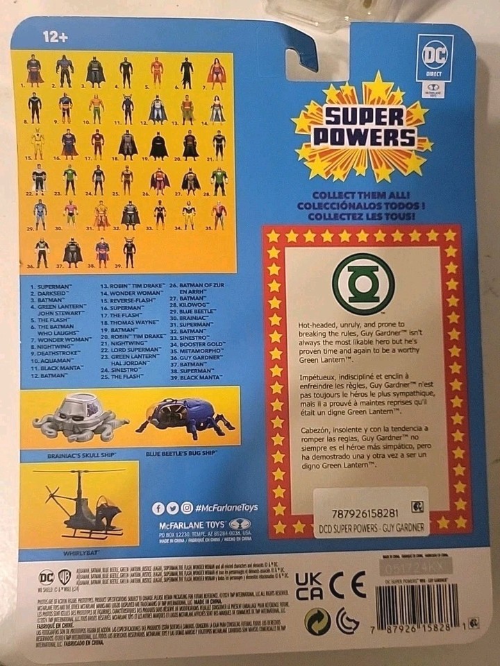 MCFARLANE TOYS DC SUPER POWERS WAVE 8 ~ SET/6 ACTION FIGURES TOY ~ NEW ...