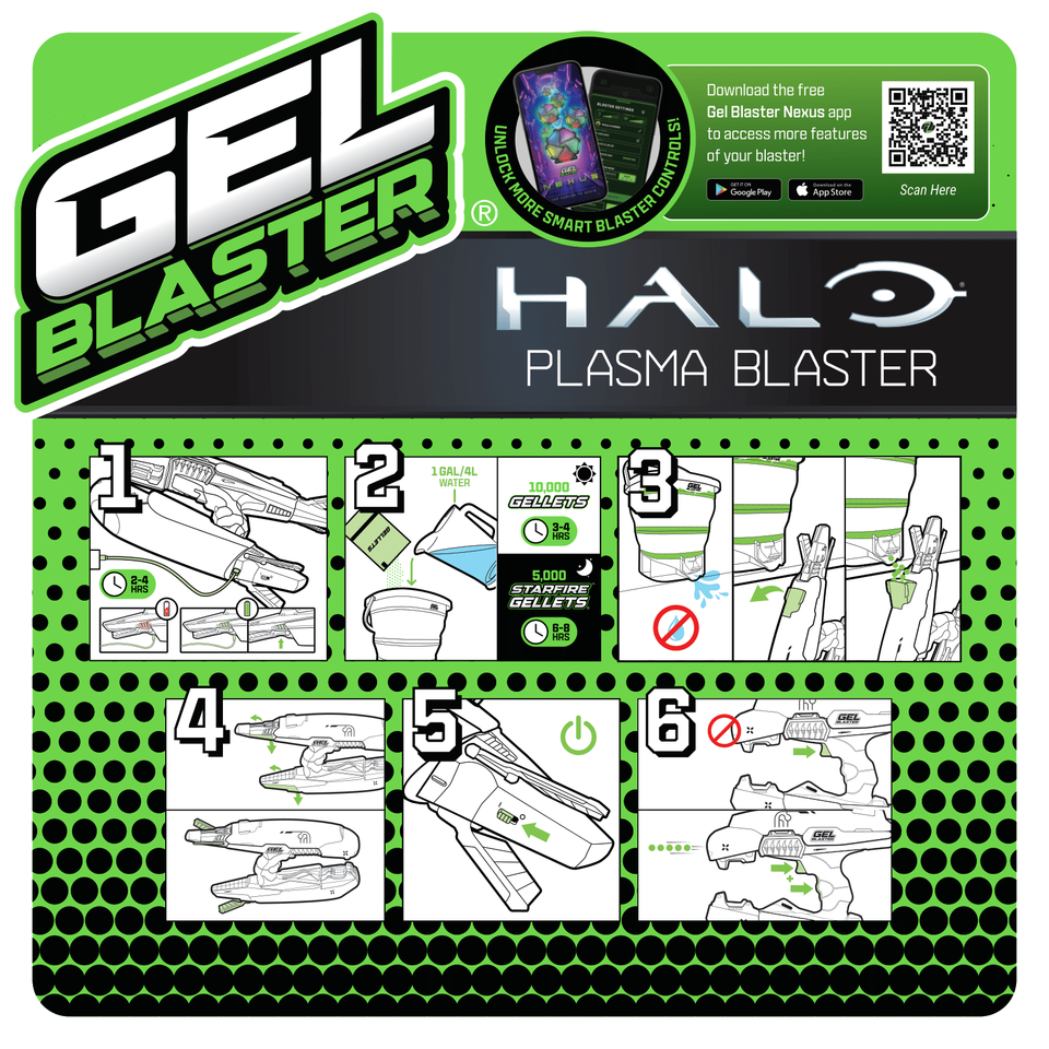 Gel Blaster Halo Type-25 Plasma Blaster x Gel Blaster- Officially ...