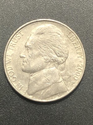 CIRCULATED 2000P NICKEL. PLANCHET ERROR. VERY RARE. GREAT COLLECTION ...