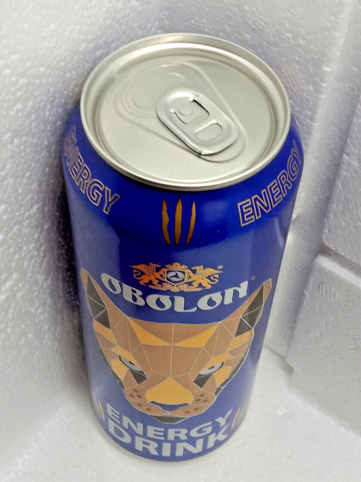 Energy Drink OBOLON Empty Cans 500ml. Ukraine Export 2024 | eBay