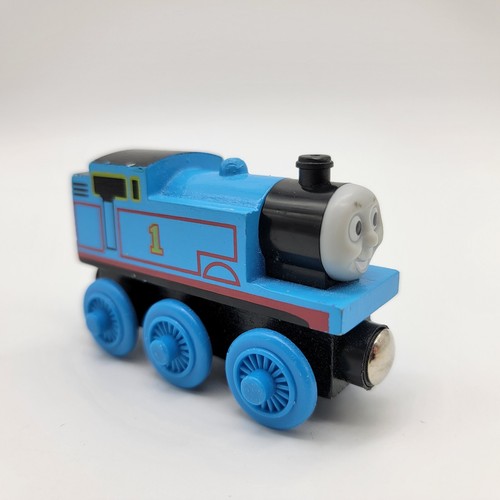 2002 Gullane Thomas & Friends Blue Thomas #1 the Tank Engine Wooden ...