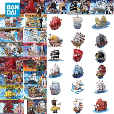 Bandai Original One Piece GRAND SHIP Going Merry Figure Toys Collection ...
