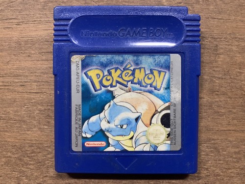Pokémon Blue Cart Only Game Boy GB 100% Genuine EUR WORKING SAVE | eBay ...