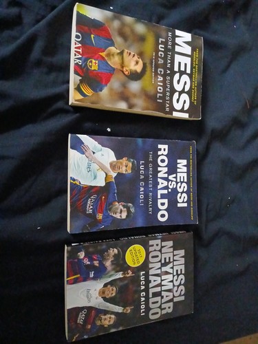 Messi vs. Ronaldo: The Greatest Rivalry (Luca Caioli) 3 Books Of Messi ...