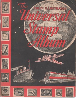 1960 Universal Stamp Album Grossman VINTAGE ILLUSTRATED World | eBay