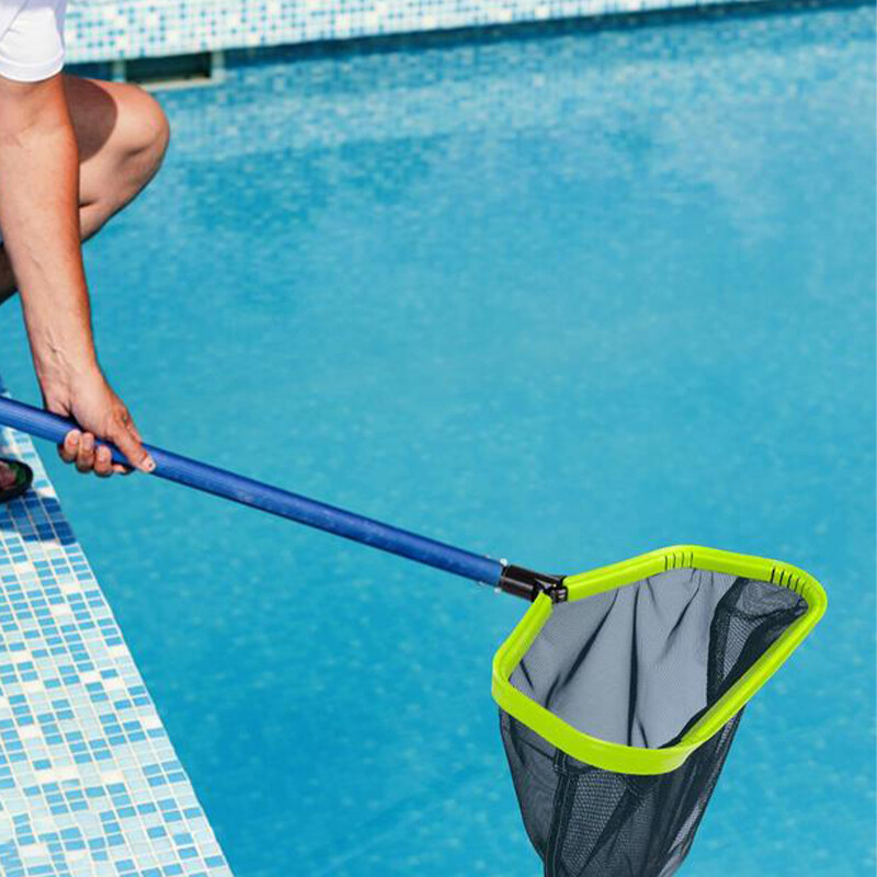 Pool Net, Pool Skimmer Net with Double-Layer Deep Bag, Heavy Duty ...
