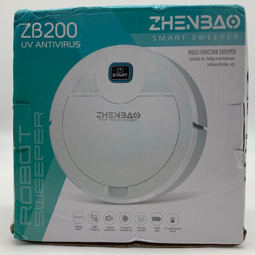 Smart Sweeper ZHENBAO ZB-200 Robotic SMART Vacuum Cleaner UV ANTIVIRUS ...
