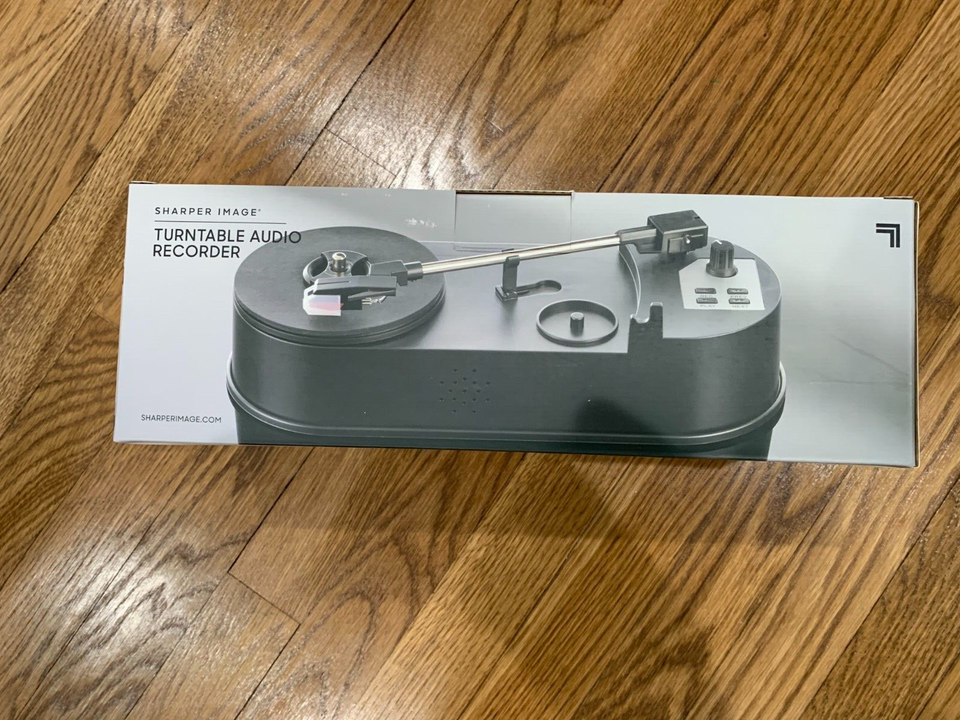 Sharper Image Turntable Audio Recorder in Orig. Box | eBay